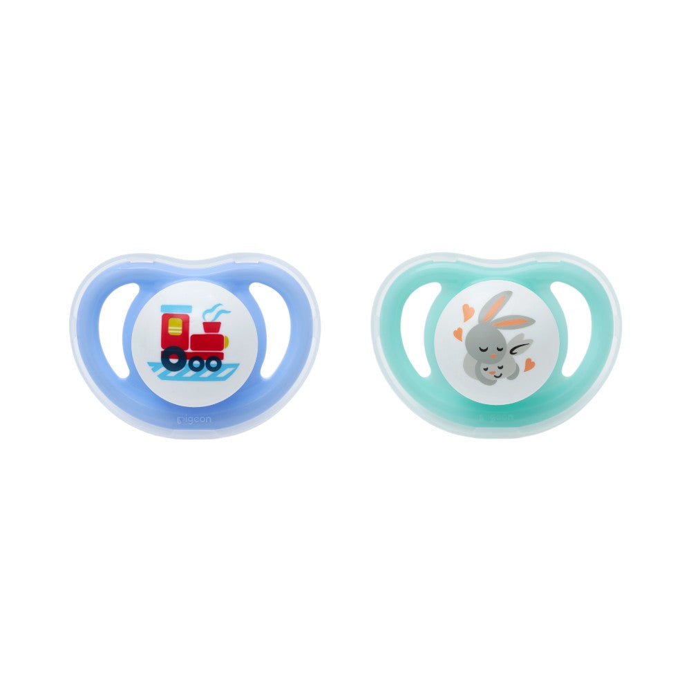 Pack Chupón Mini Light Pigeon Figuras S 0+ Meses 2 piezas – Baby Up