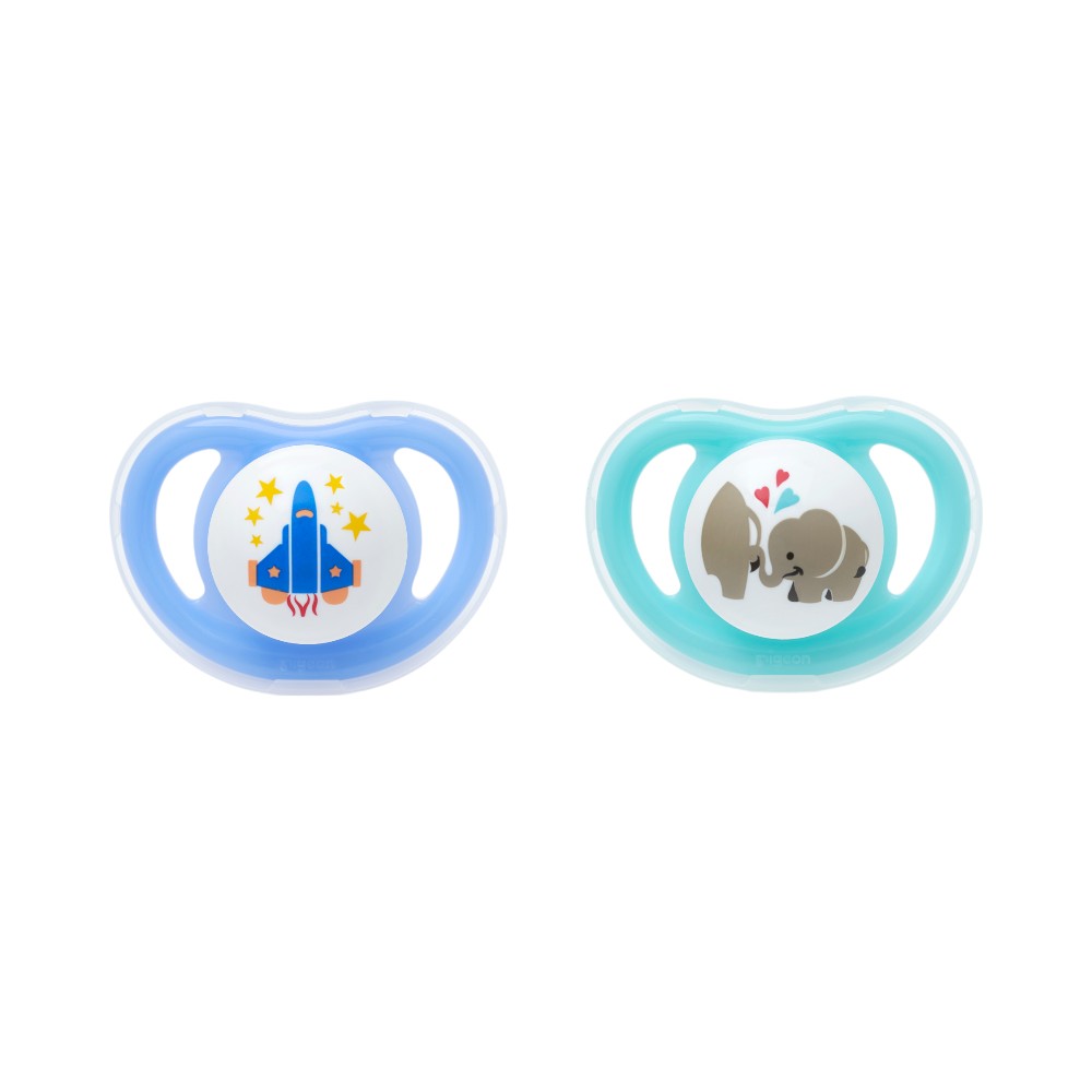Pack Chupón Mini Light Pigeon Figuras M 6+ Meses 2 piezas – Baby Up